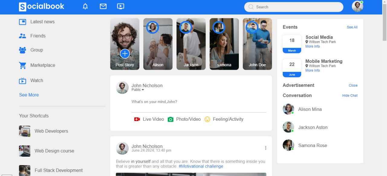 TM - Personal Portfolio Website